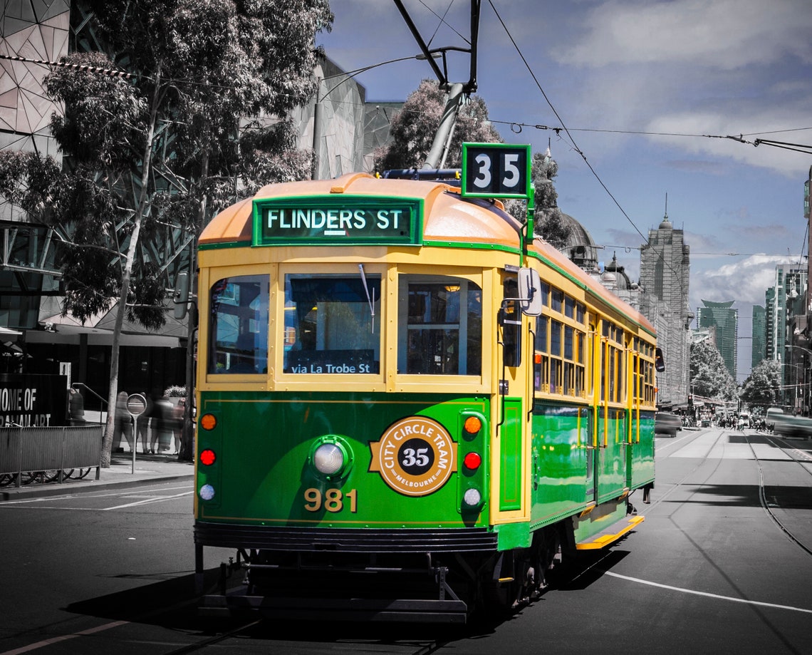 Melbourne Tram, Melbourne Photography, Australian Travel Poster ...