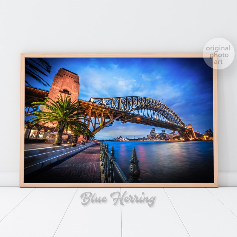 Sydney Harbour Bridge, Opera House, Sydney Print, Australia Poster ...