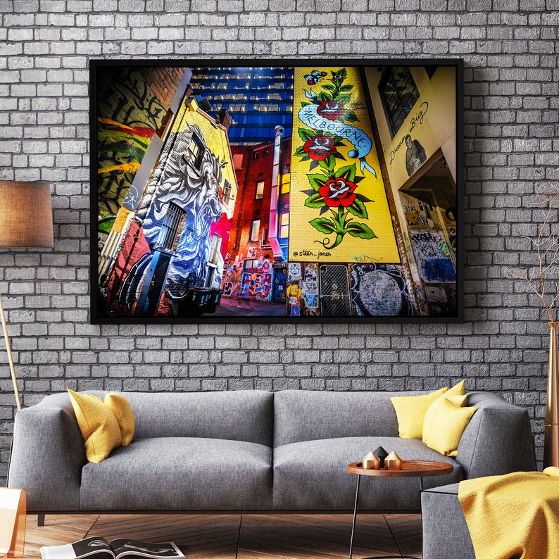 Graffiti Wall Art, Street Art Graffiti, Gift for Boyfriend, Melbourne ...