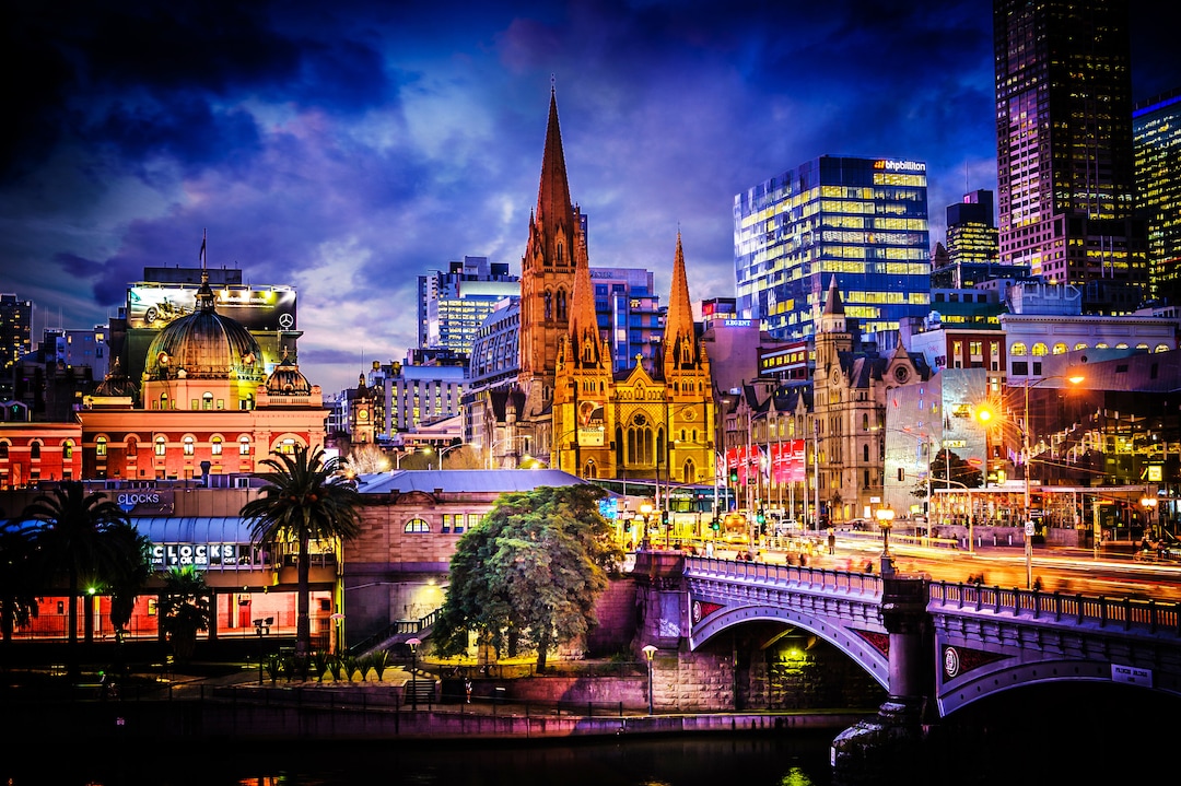 Melbourne Photography, Australia Made, Cityscape Wall Art, Sunset Wall ...