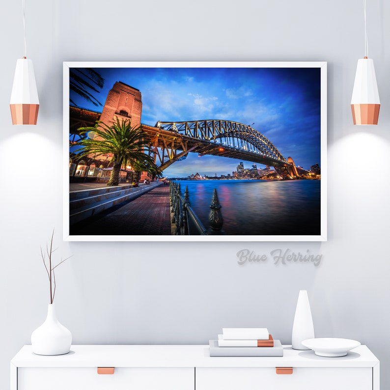 Sydney Harbour Bridge, Opera House, Sydney Print, Australia Poster ...