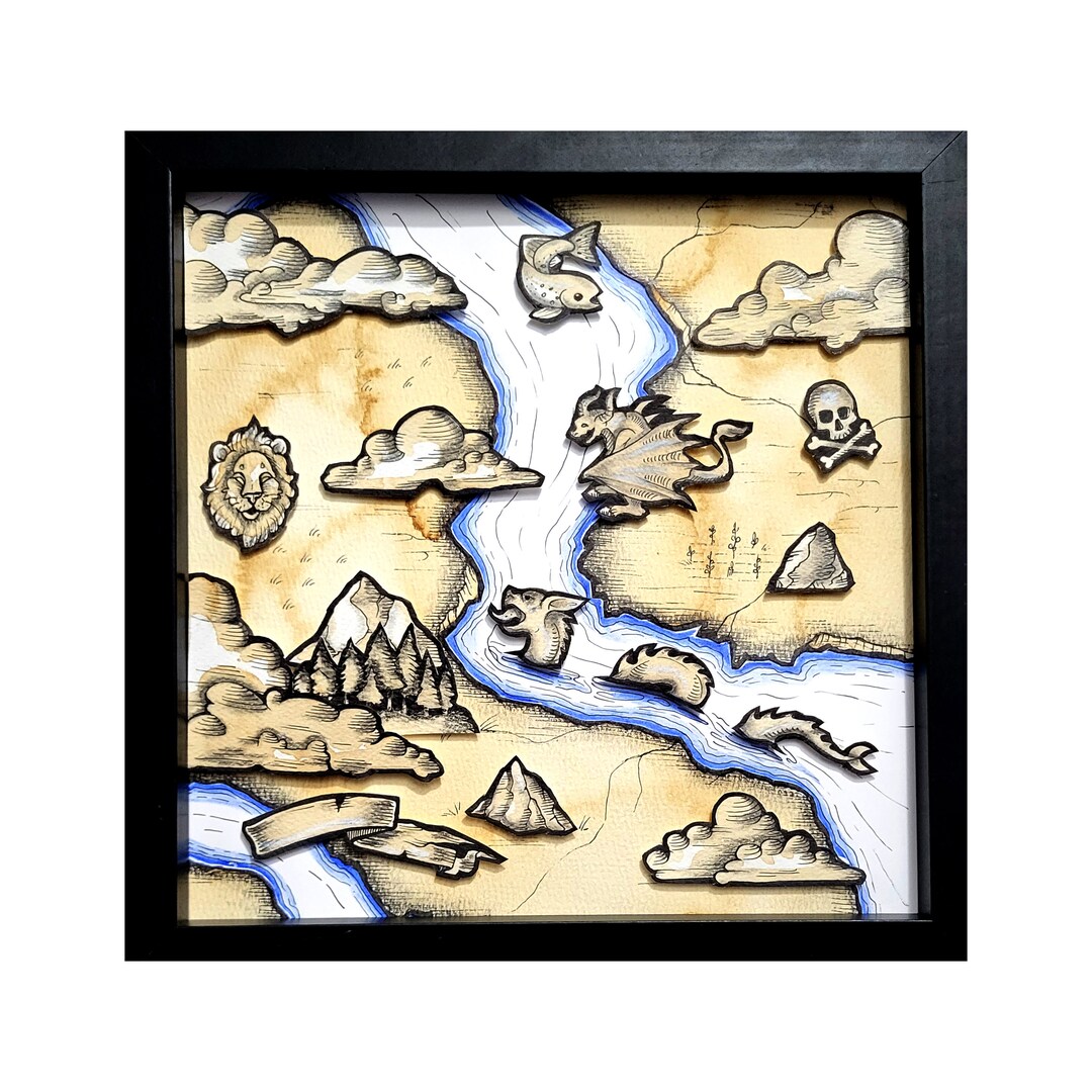 Fantasy Map - River - Etsy