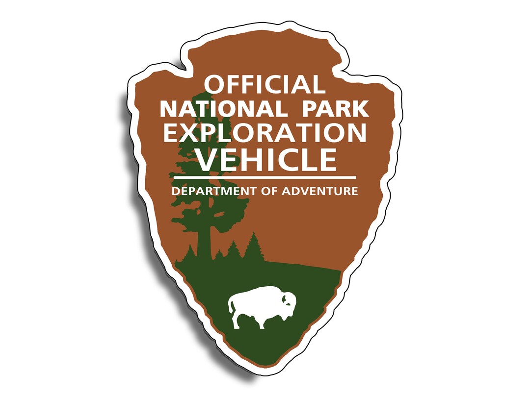 2 PACK - National Park Service Exploration Vehicle Decal - Etsy