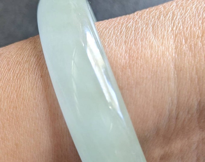 An Icy Translucent Jadeite Bangle - Etsy