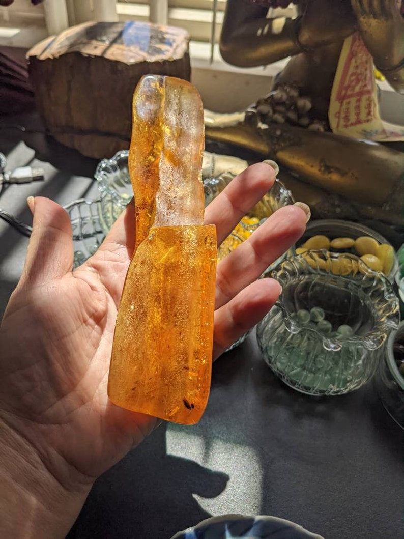A Big Piece of Transparent Natural Copal Honey Brown Color - Etsy