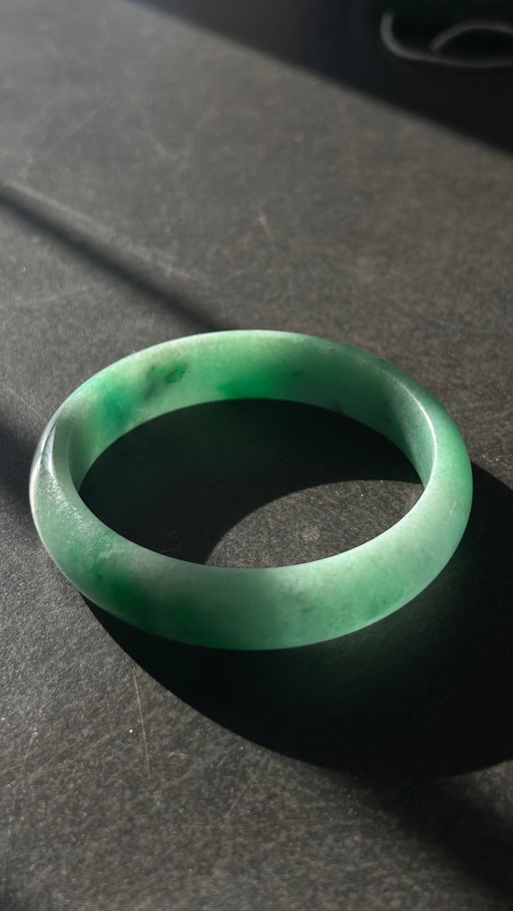 vintage jadeite green gage - Gem