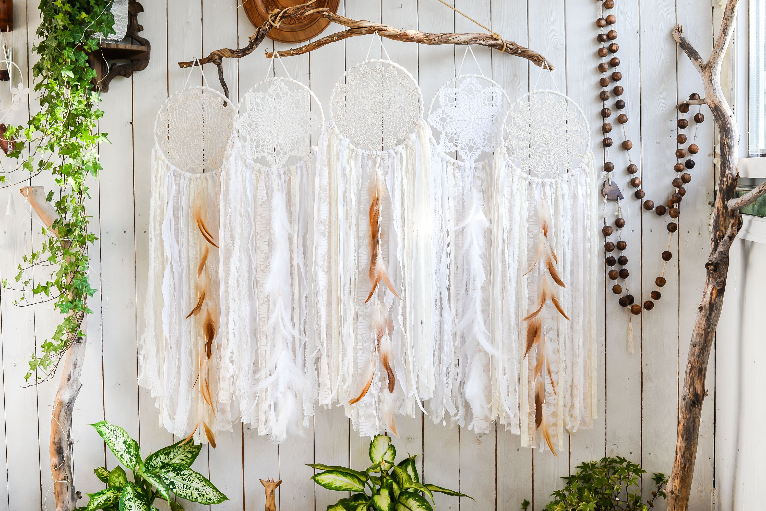 Dream Catcher Dream Catcher Wall Hanging Bohemian Room | Etsy