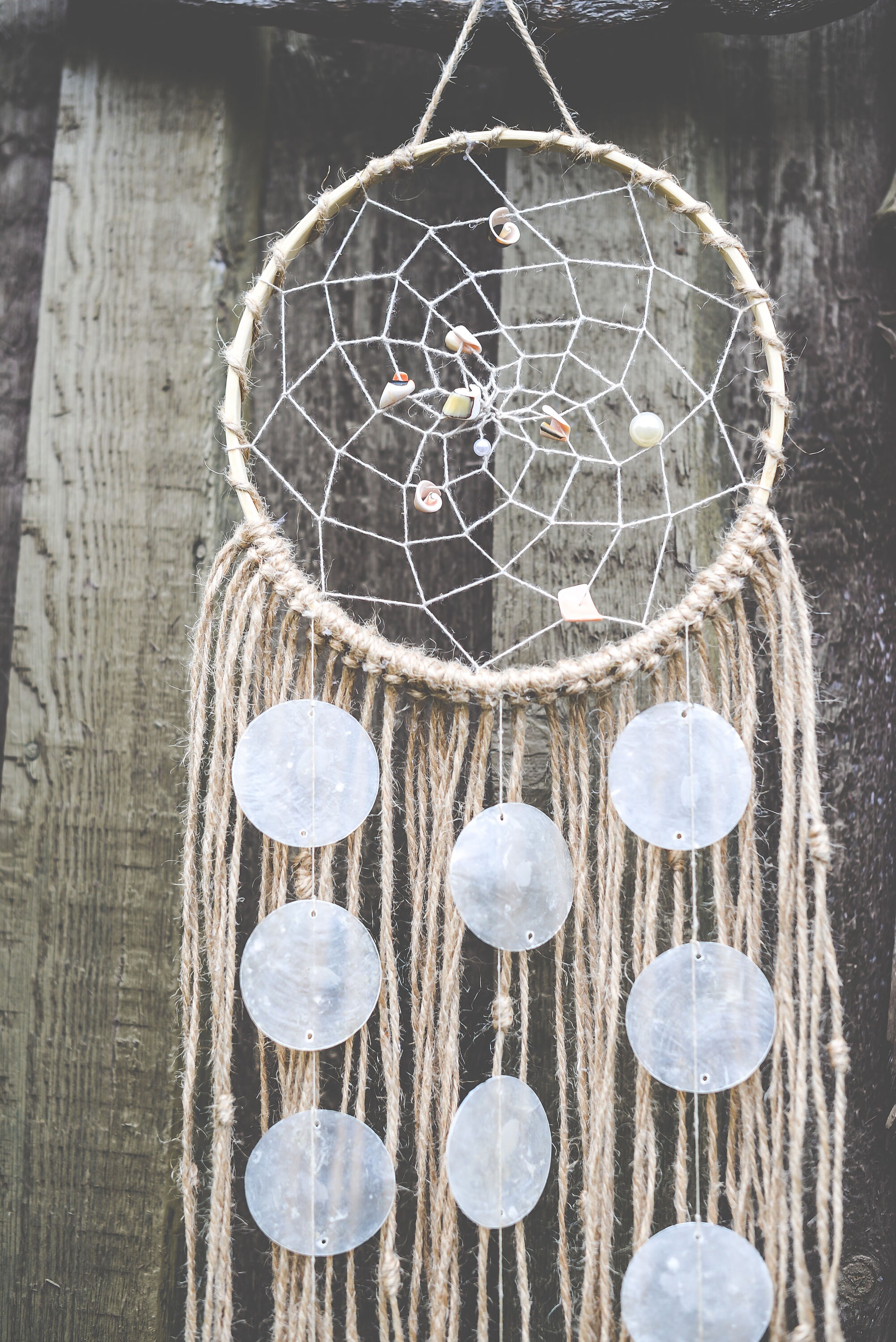 Boho Dream Catcher Dream Catcher Wall Hanging Shells | Etsy