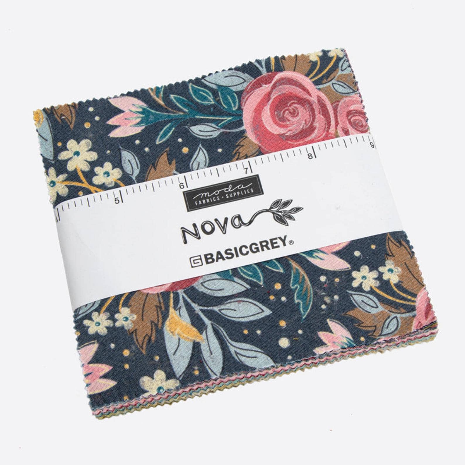 Nova Charm Pack by Basic Grey for Moda Fabrics