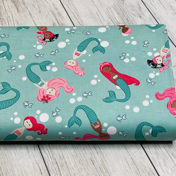 Riley Blake Mermaid - Etsy