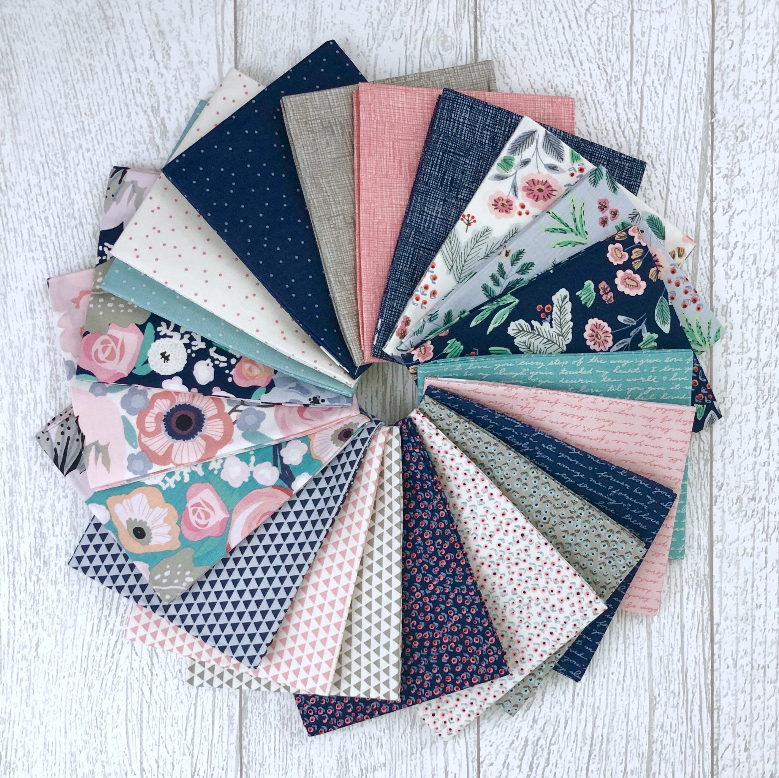 Edie Jane collection, Fat Quarter precut bundle by Deena Rutter for ...
