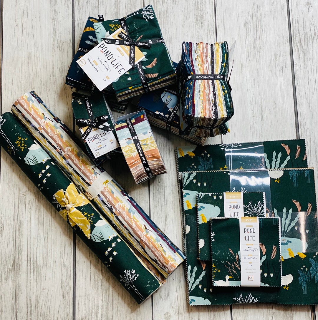 Pond Life by Indico Designs - RJR- Pre-cut Bundles - Etsy