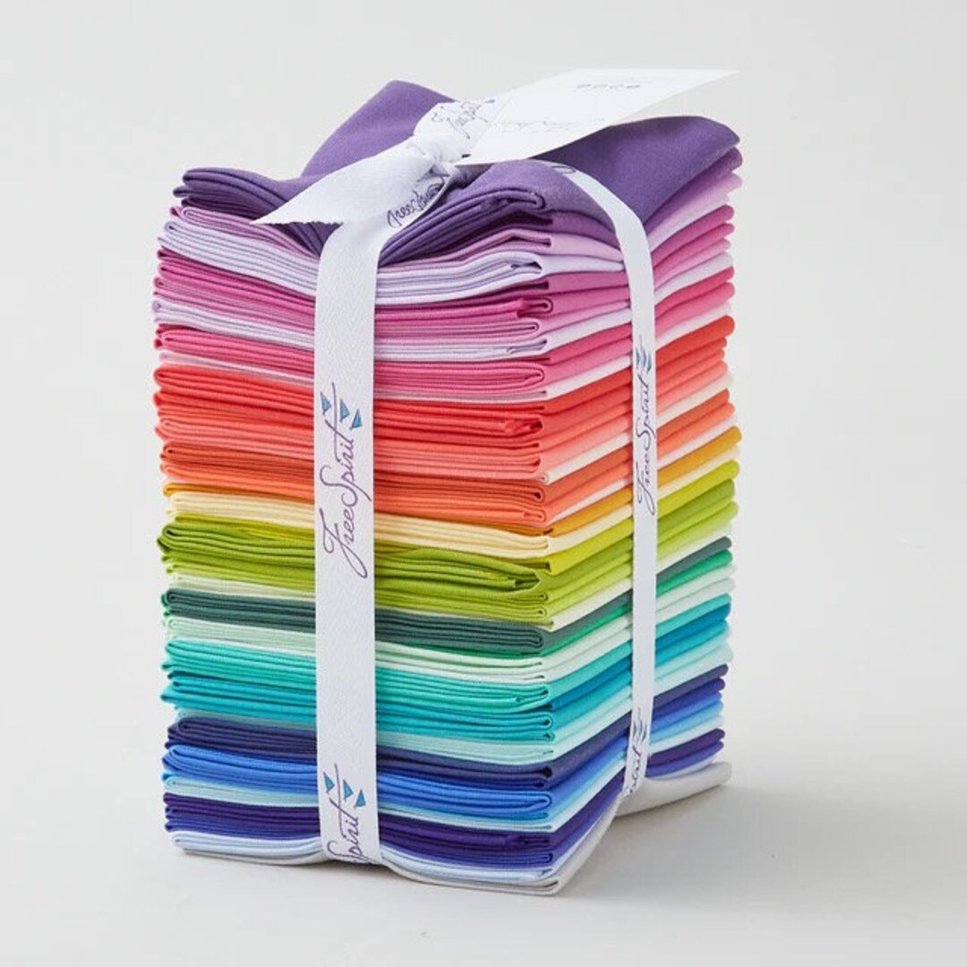 Saturday Stash, Solids by Tula Pink, Fat Eighth Bundle, 100% Cotton,contains 44 Fat Eighths - Etsy