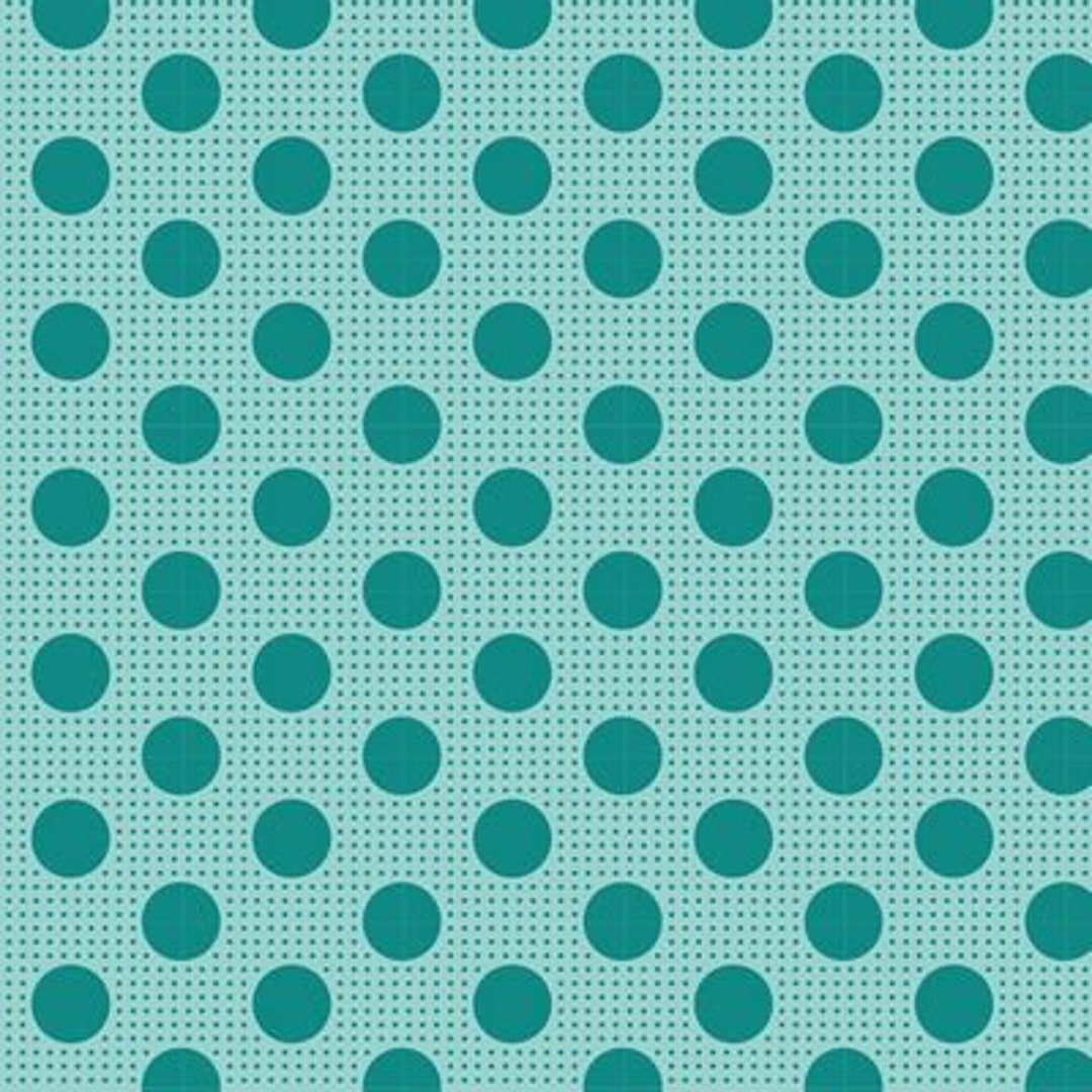 Tilda -medium Dots, Dark Teal, Sold by the 1/2 Yard or the Yard - Etsy