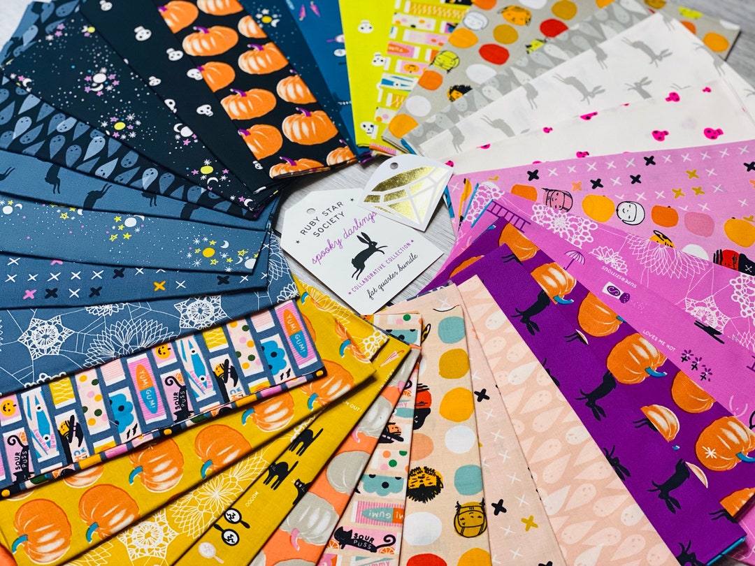 Spooky Darlings, FQ 31 Skus, RS5070FQ, Ruby Star Precut, Fat Quarters ...