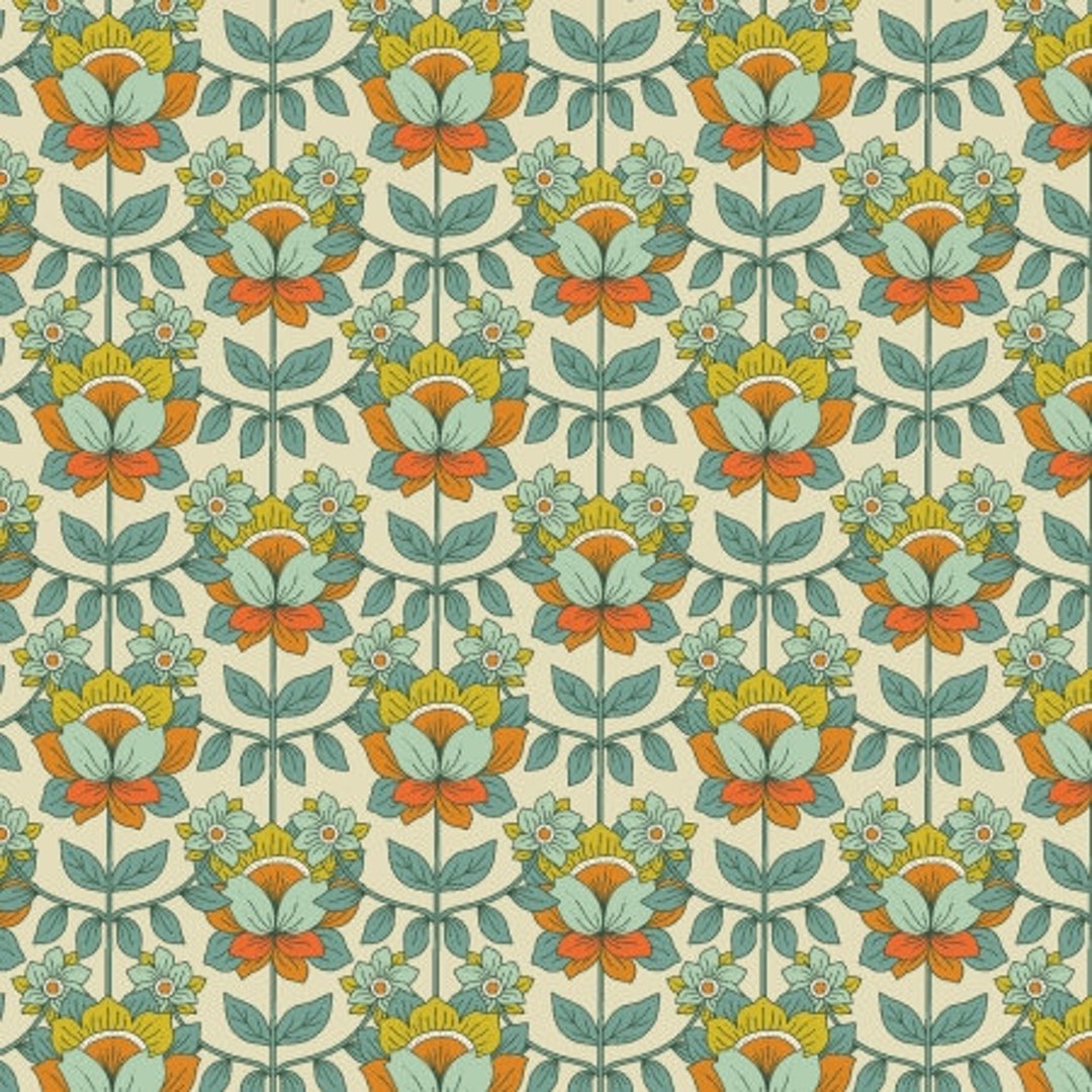 Groovy Boho, Make It Chic, Groovy Fabric, by Julia Dreams, Cotton and ...