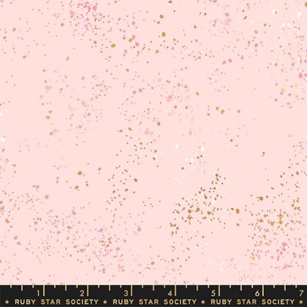 Speckled, Metallic Pale Pink, RS5027 91M, Ruby Star, Sold by the Yard ...
