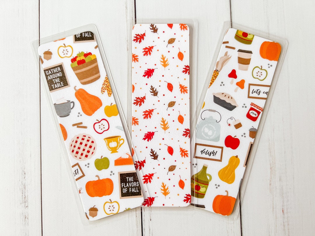 Gather Harvest Fall Bookmarks - Etsy