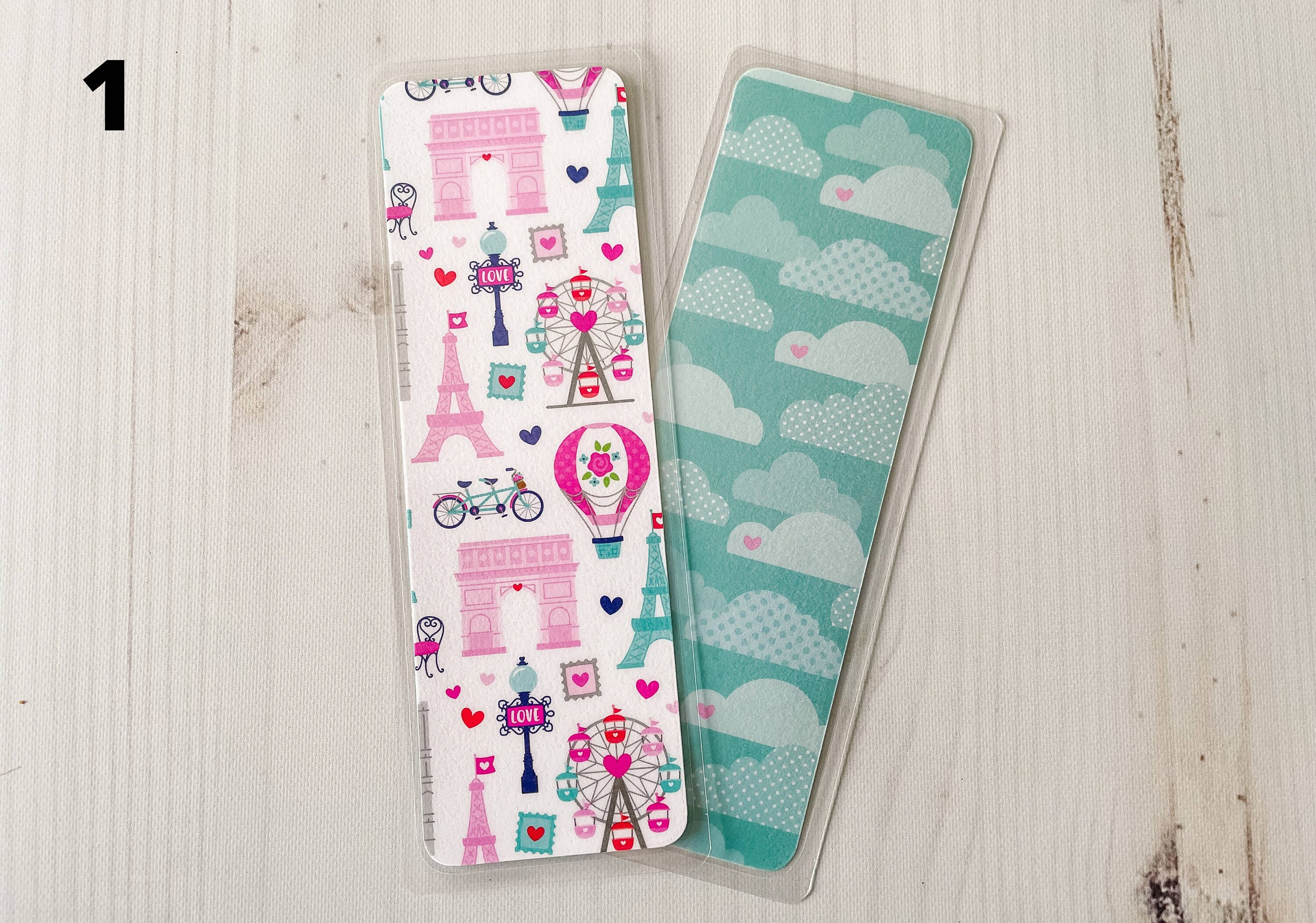 French Kiss Valentine's Day Bookmarks - Etsy