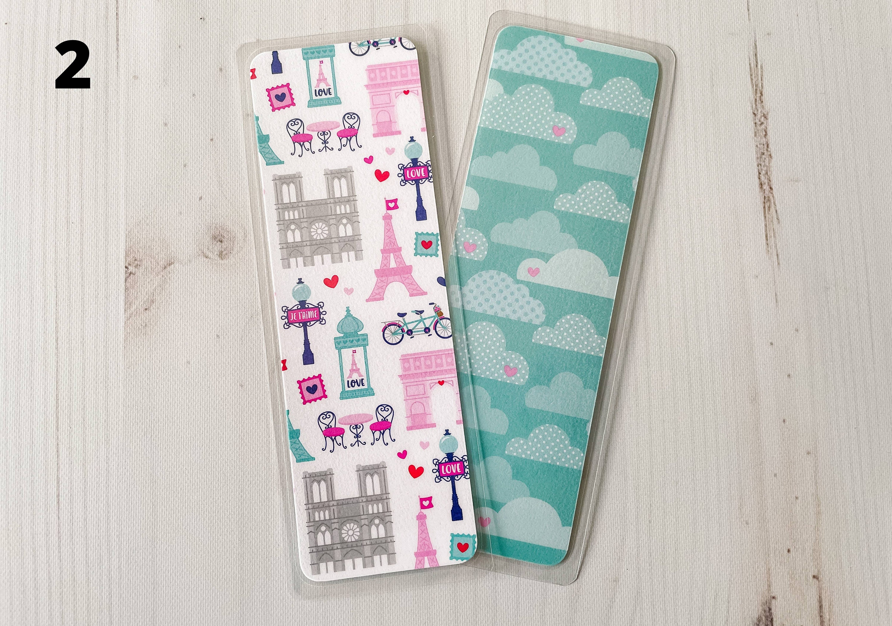 French Kiss Valentine's Day Bookmarks - Etsy