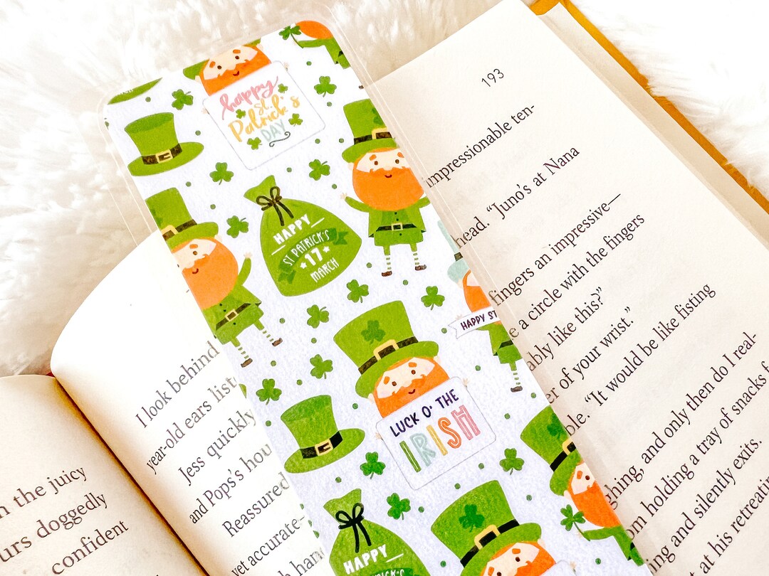 Leprechaun Bookmark | St. Patrick's Day Bookmark | Spring Bookmark ...