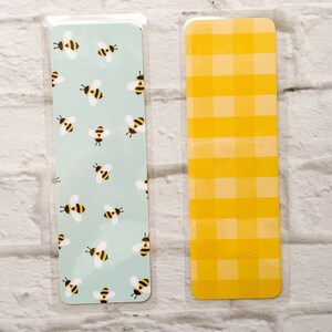 Yellow Spring Bookmarks Summer Bookmark Spring Bookmark Cute Bookmark ...
