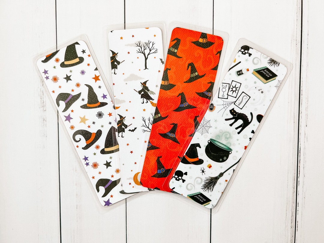 Witches Halloween Bookmarks - Etsy