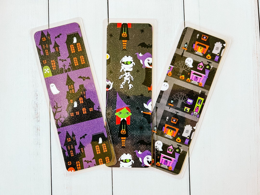 Ghost Mansion Haunted House Halloween Bookmarks - Etsy