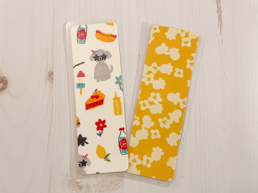 Popcorn and Bbq’s Bookmarks | Summer Bookmark | Beach Bookmark | Cute ...