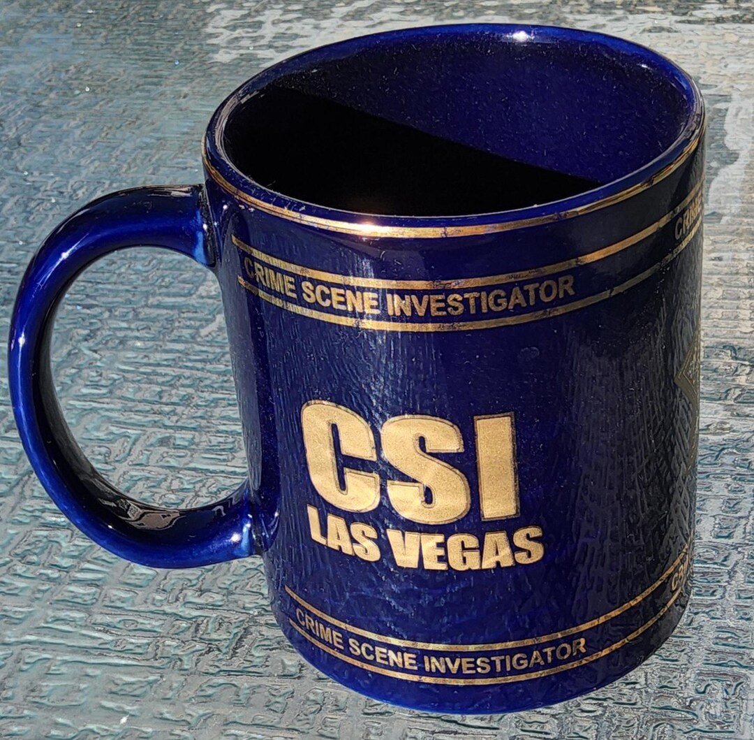 CSI Los Vegas TV Show Mug! Vintage! Please Read Info?! - Etsy