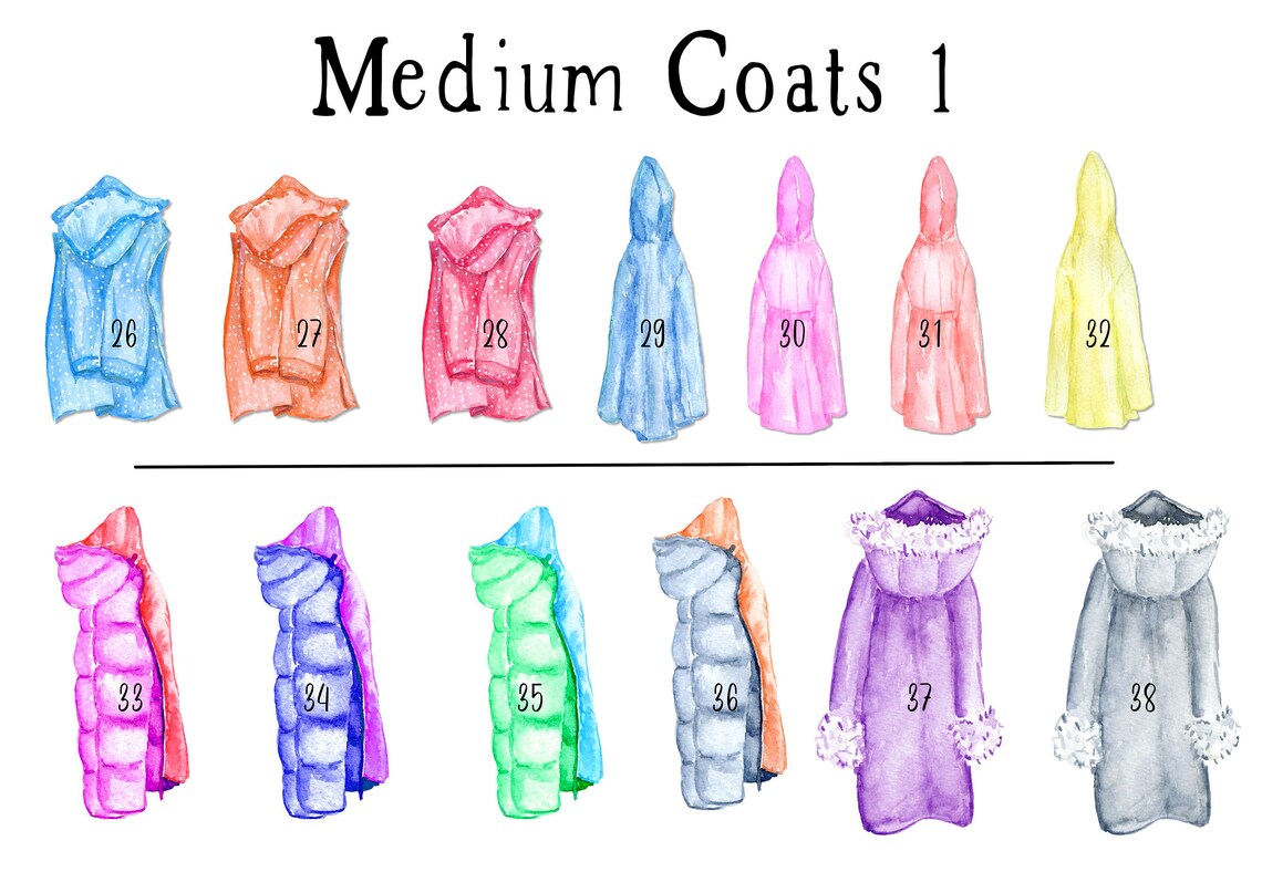 Family Coat Print Watercolour Coats Family Jackets Coat - Etsy UK