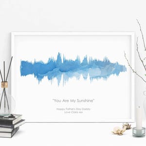 Sound Wave, Wall Art Gift, Music Gifts, Valentines, Song Lyrics, First ...
