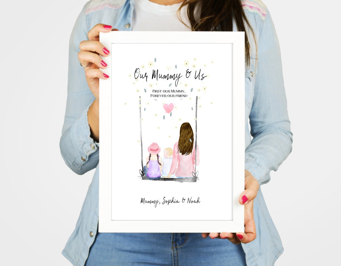 My Mummy and me print Mother's Day gift Mother and | Etsy