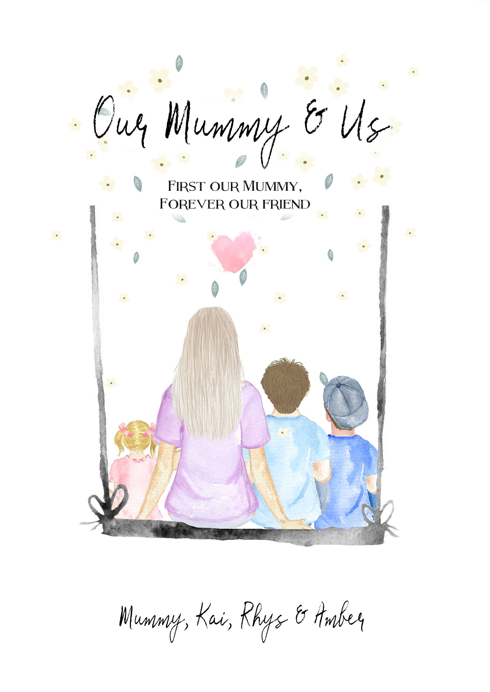 My Mummy and Me Print Mother's Day Gift Mother and - Etsy UK