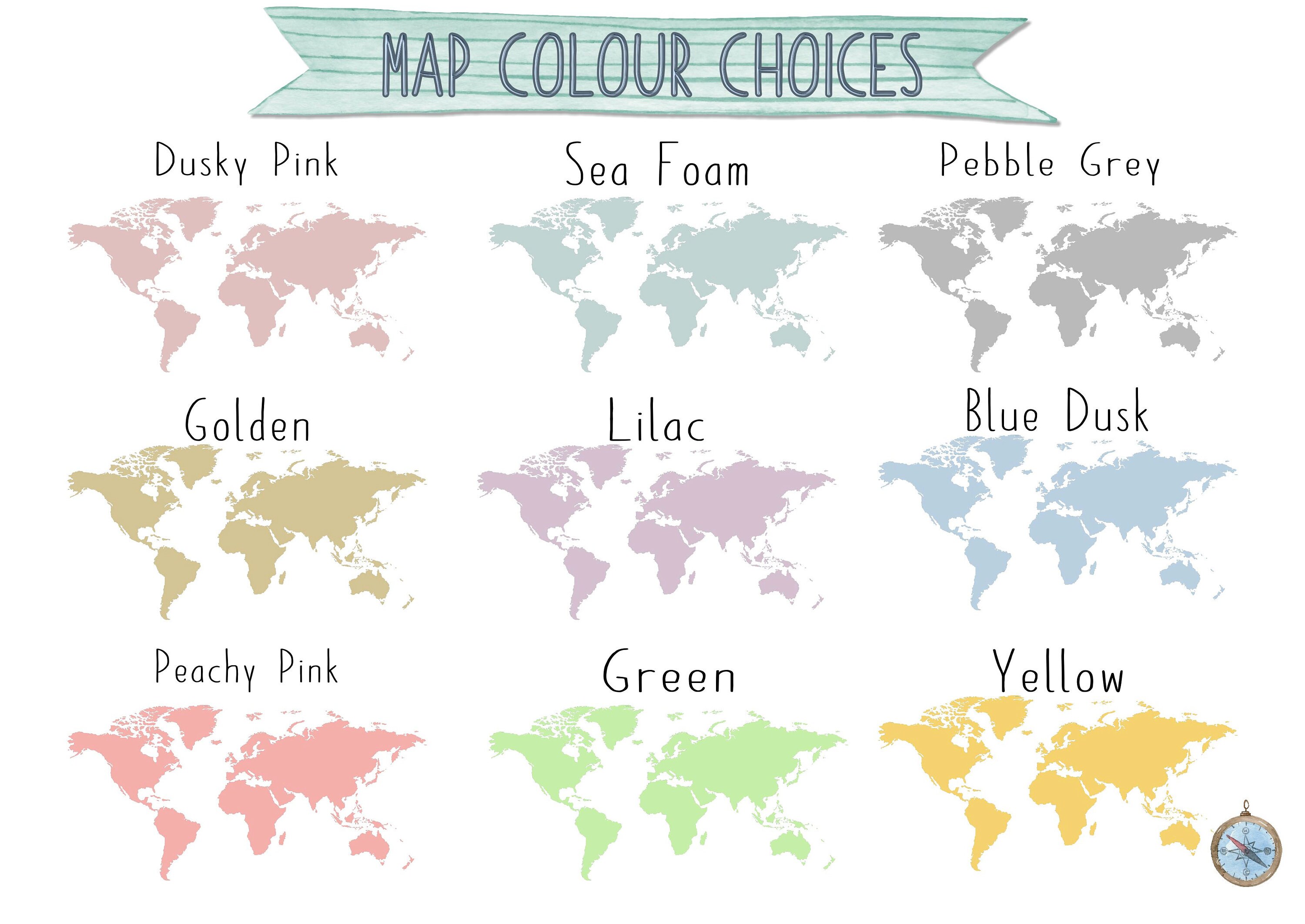 Couple travel destination map print personalised | Etsy