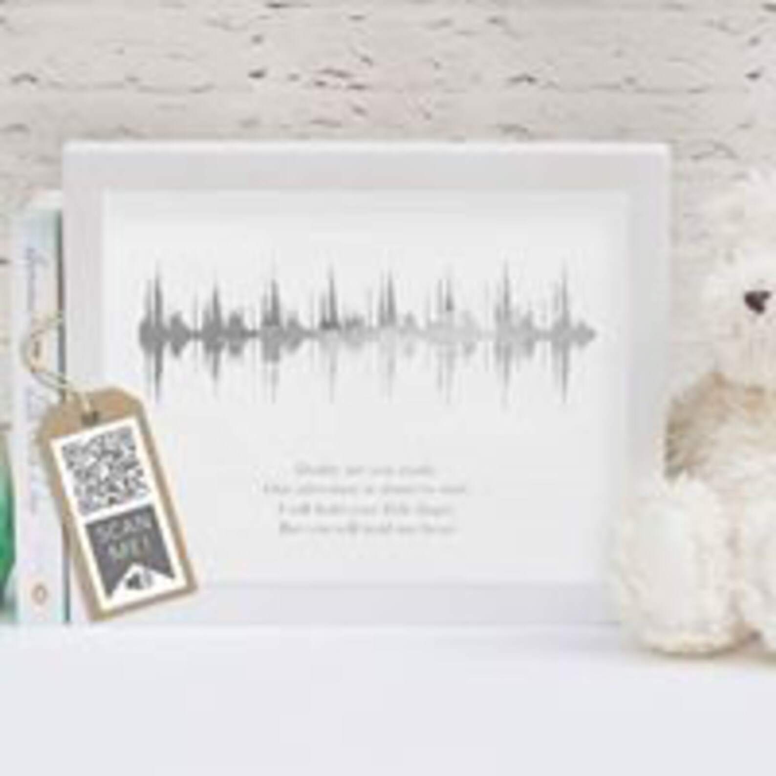 A3 Sound Wave Wall Art Gift Music Gifts Song Lyrics First | Etsy