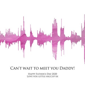Personalized Sound Wave Art, Father's Day Gift, Custom Print - Etsy