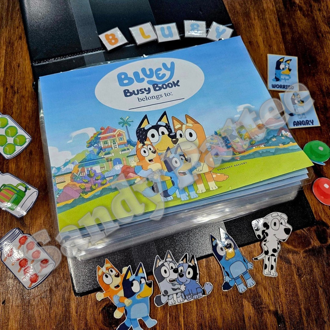 Bluey Heeler, Bluey Busy Book, Activities, Printable, Toddler Learning ...