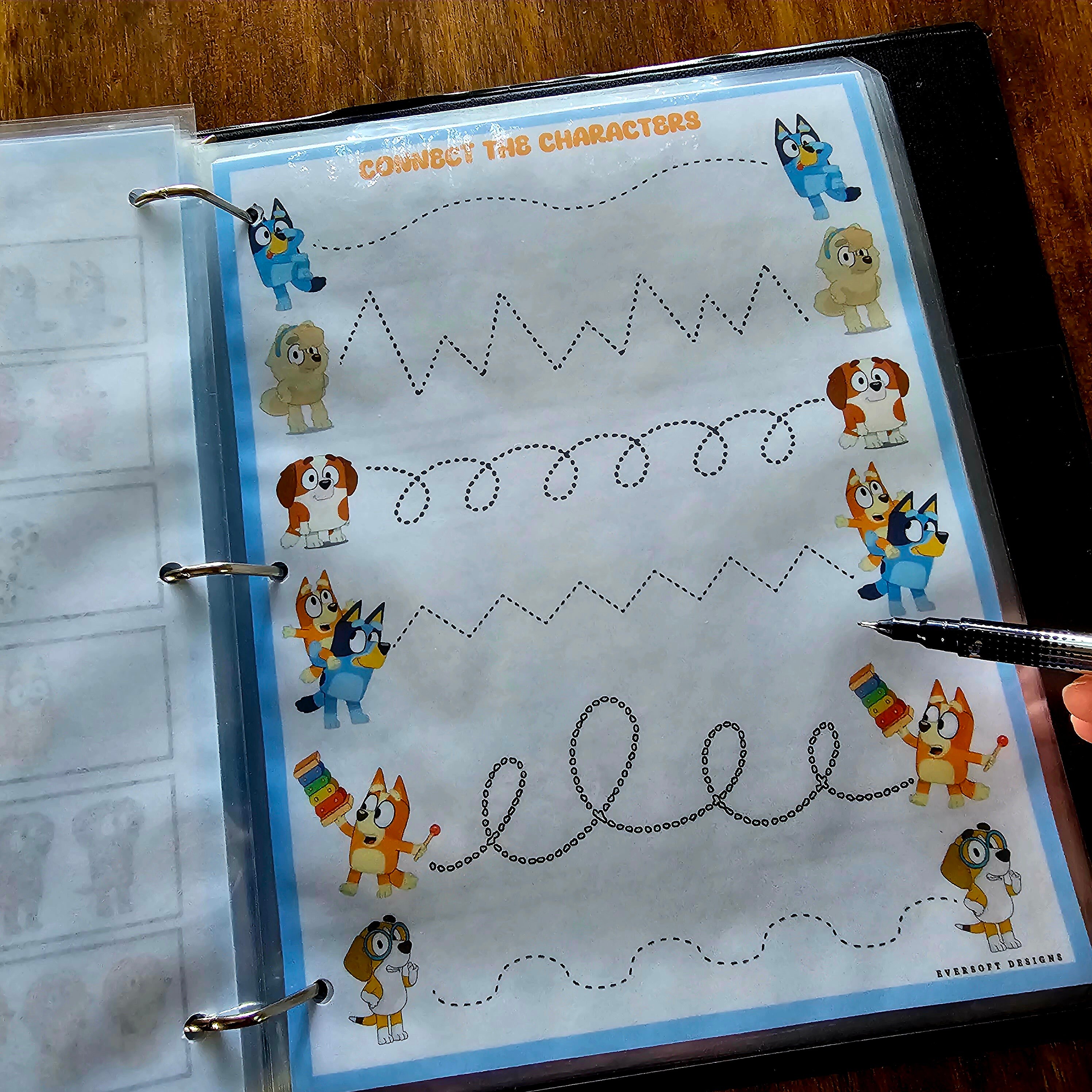 Bluey Heeler Bluey Busy Book Activities Printable Toddler - Etsy UK