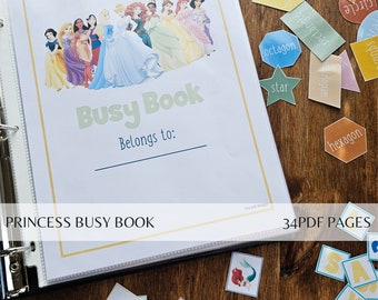 FROZEN Busy Book, Quite Book, Princess Busy Book, Learning Book ...