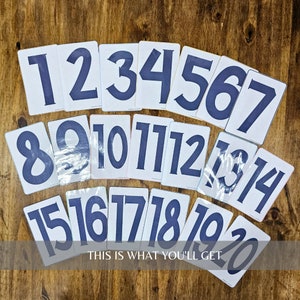 Bluey Number Flashcards, Blue Heeler, Flashcards, Learning Flashcards ...