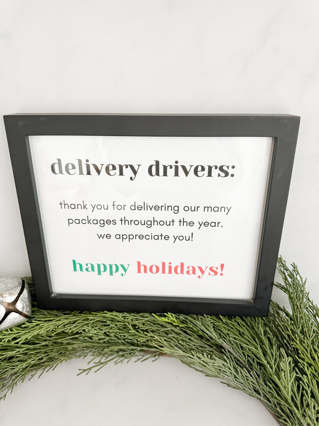 Delivery Driver Thank You Sign - Etsy