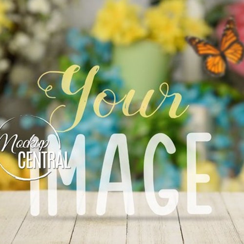 Spring Flower Photo Background Product Display Floral Mockup - Etsy