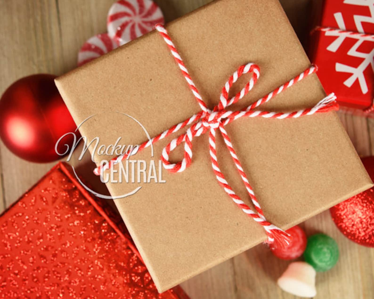 Instant Download Christmas Present Gift Tag Card Mockup | Etsy