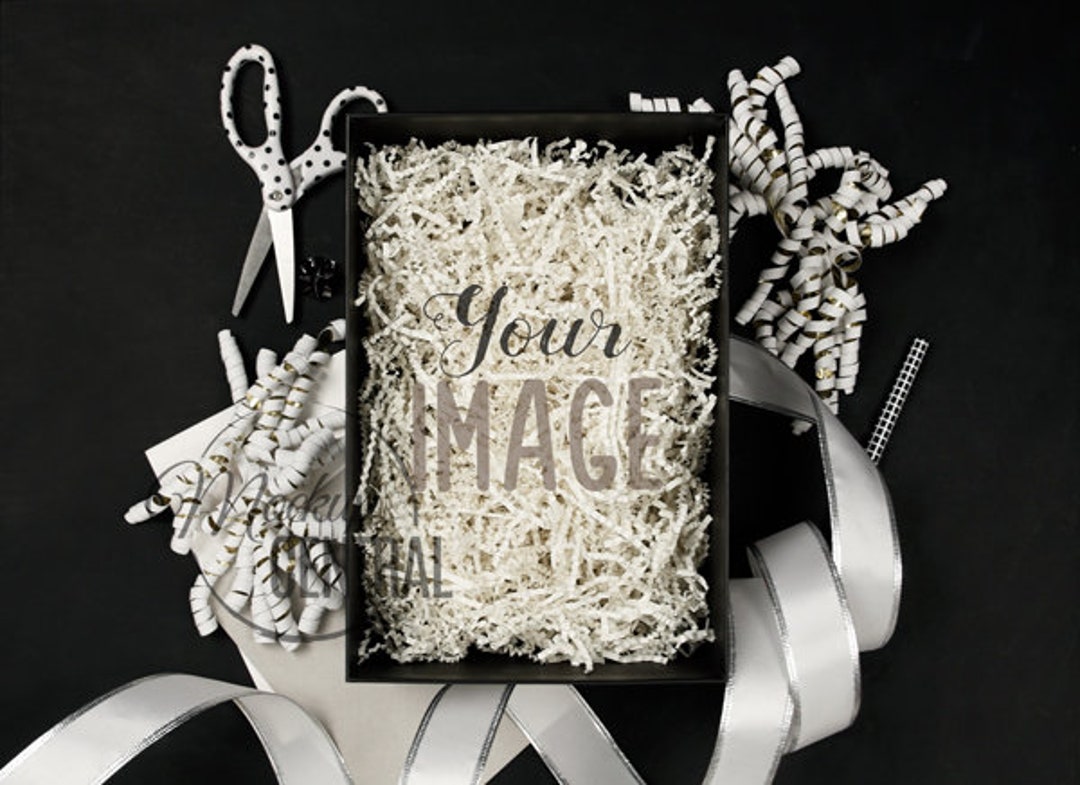 Gift Box Mockup Design, Present Background for Product Placement or ...