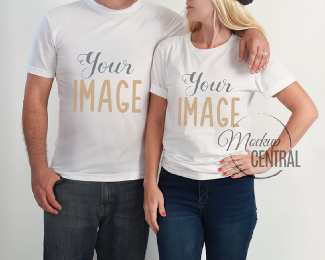 Boyfriend and Girlfriend His & Her Couple's Matching Blank | Etsy