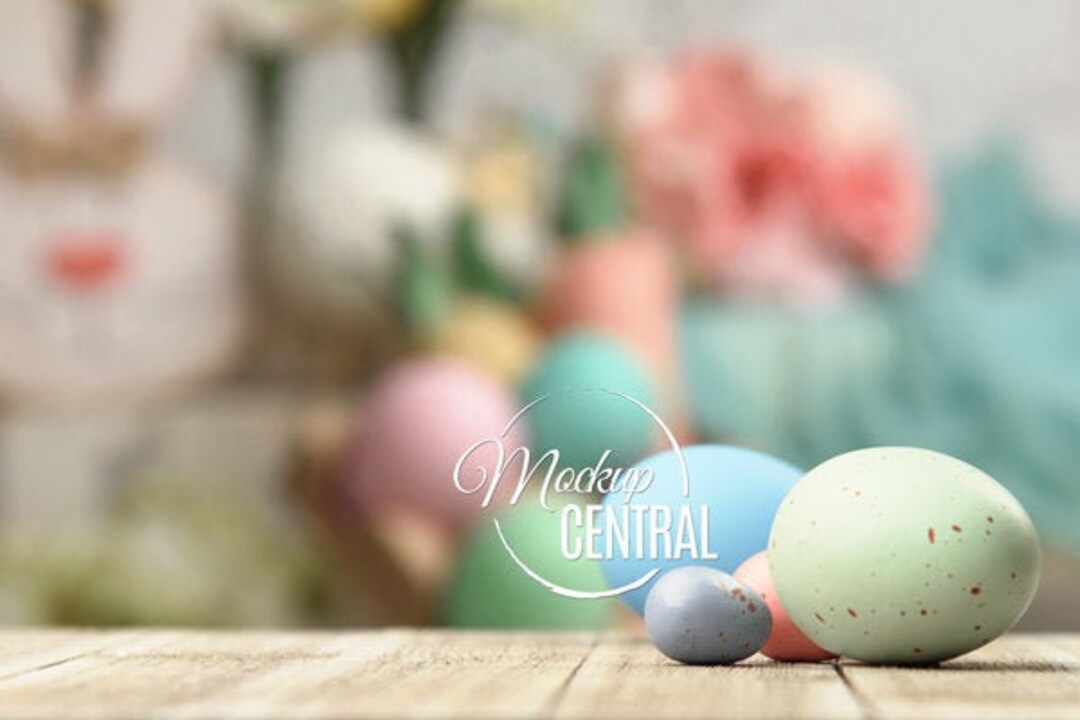 Easter Table Product Background Mockup Photo, Styled Stock Photography ...