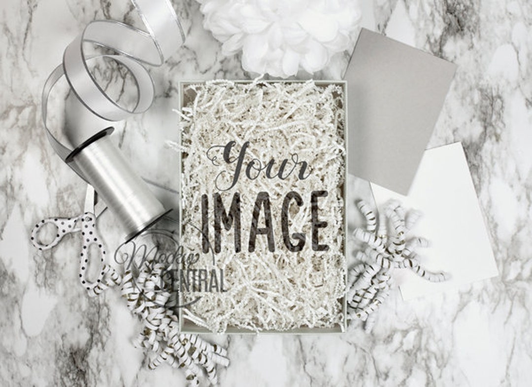 Product Gift Box Display Mockup Design, Open Box Top View Mockup ...