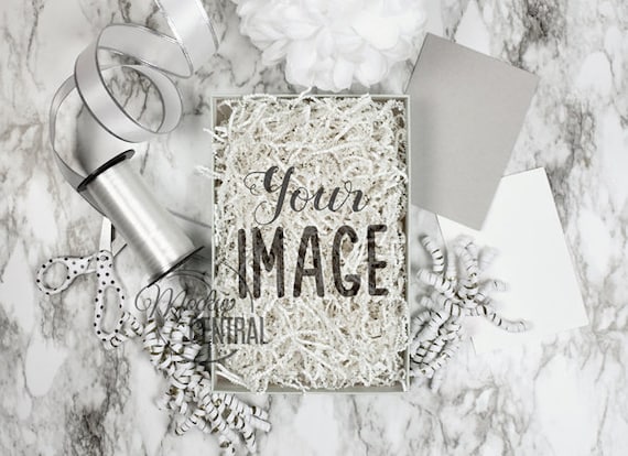 Product Gift Box Display Mockup Design Open Box Top View - Etsy