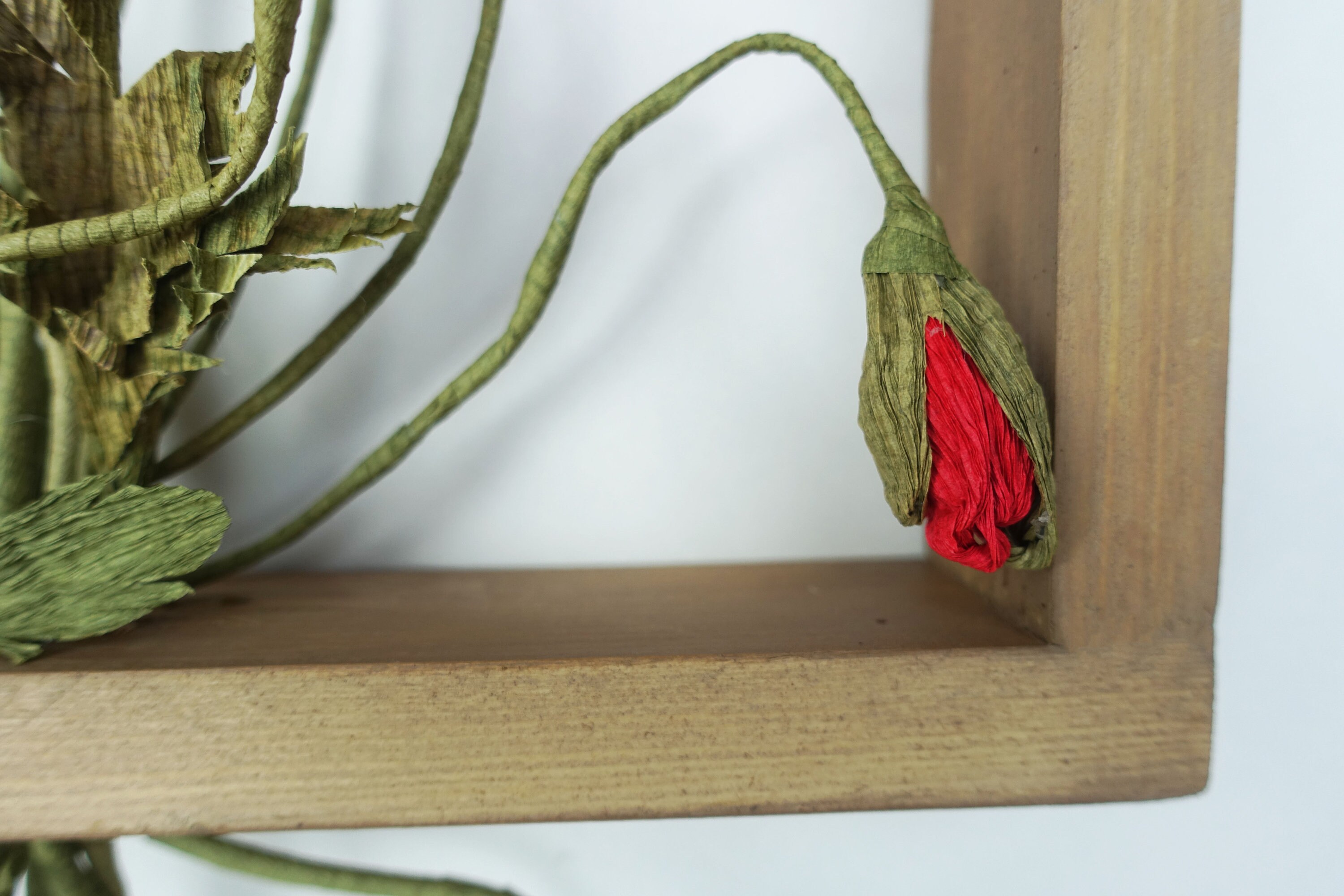 Poppy Wall Art, Poppy Flower Art, Framed Botanical Art, Flower Decor ...